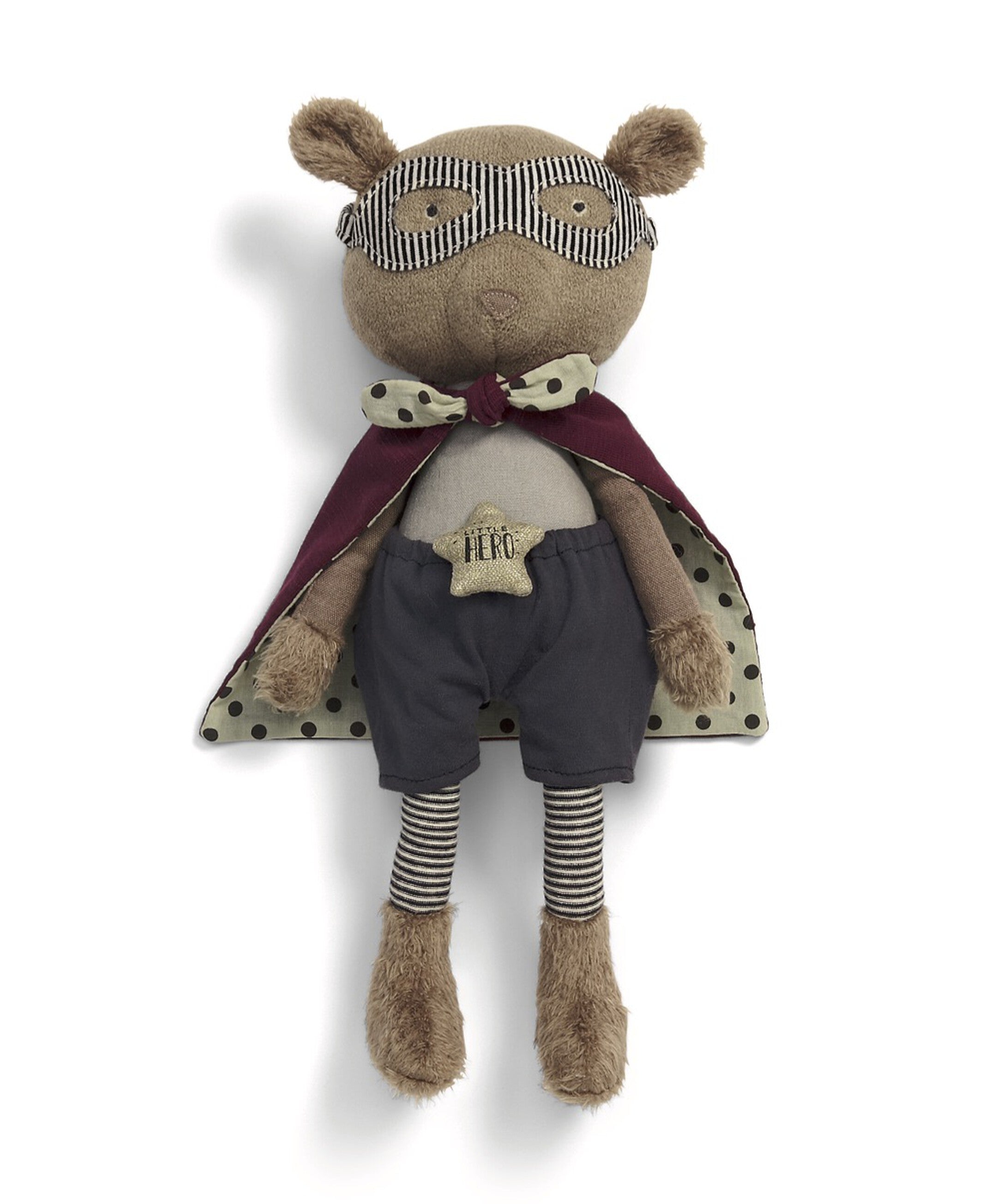 Mamas & Papas Travel Charboys - Superhero Pow - Plush & Soft Toy with ...